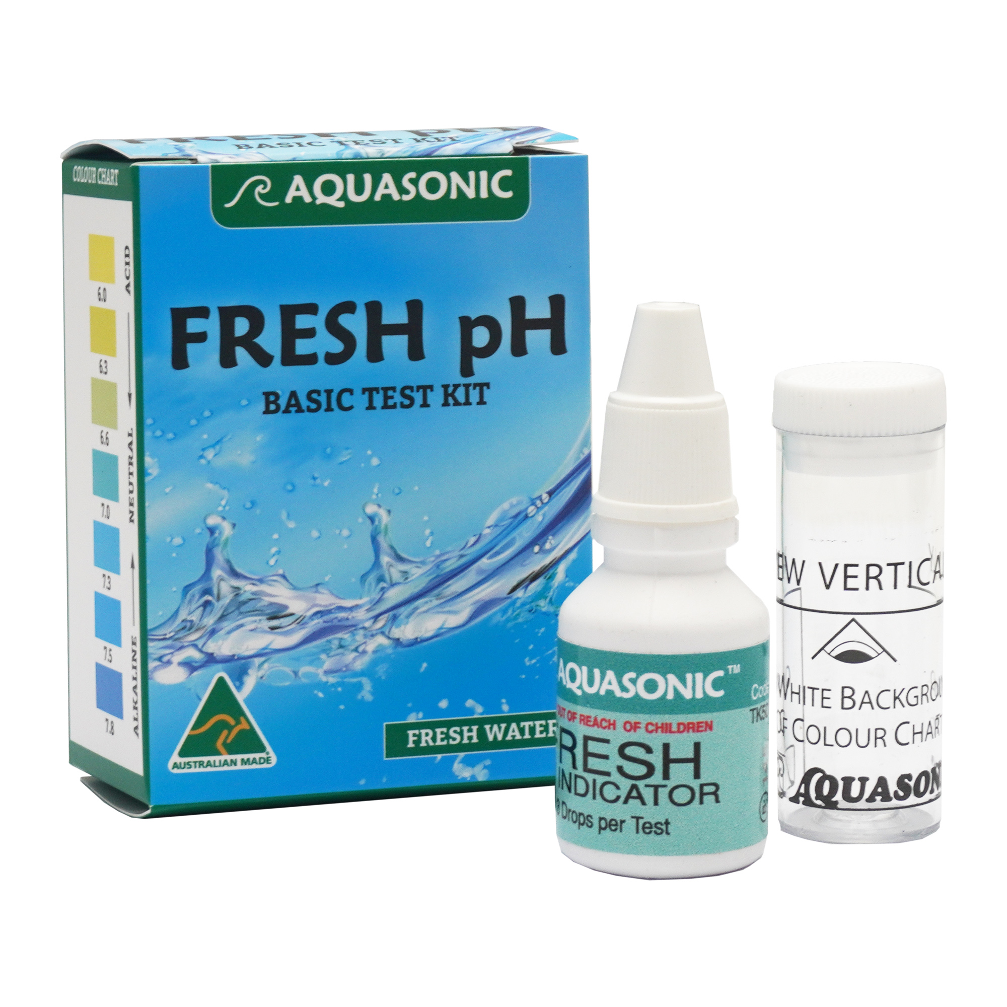 Aquasonic Freshwater pH Test Kit - NaturesBest