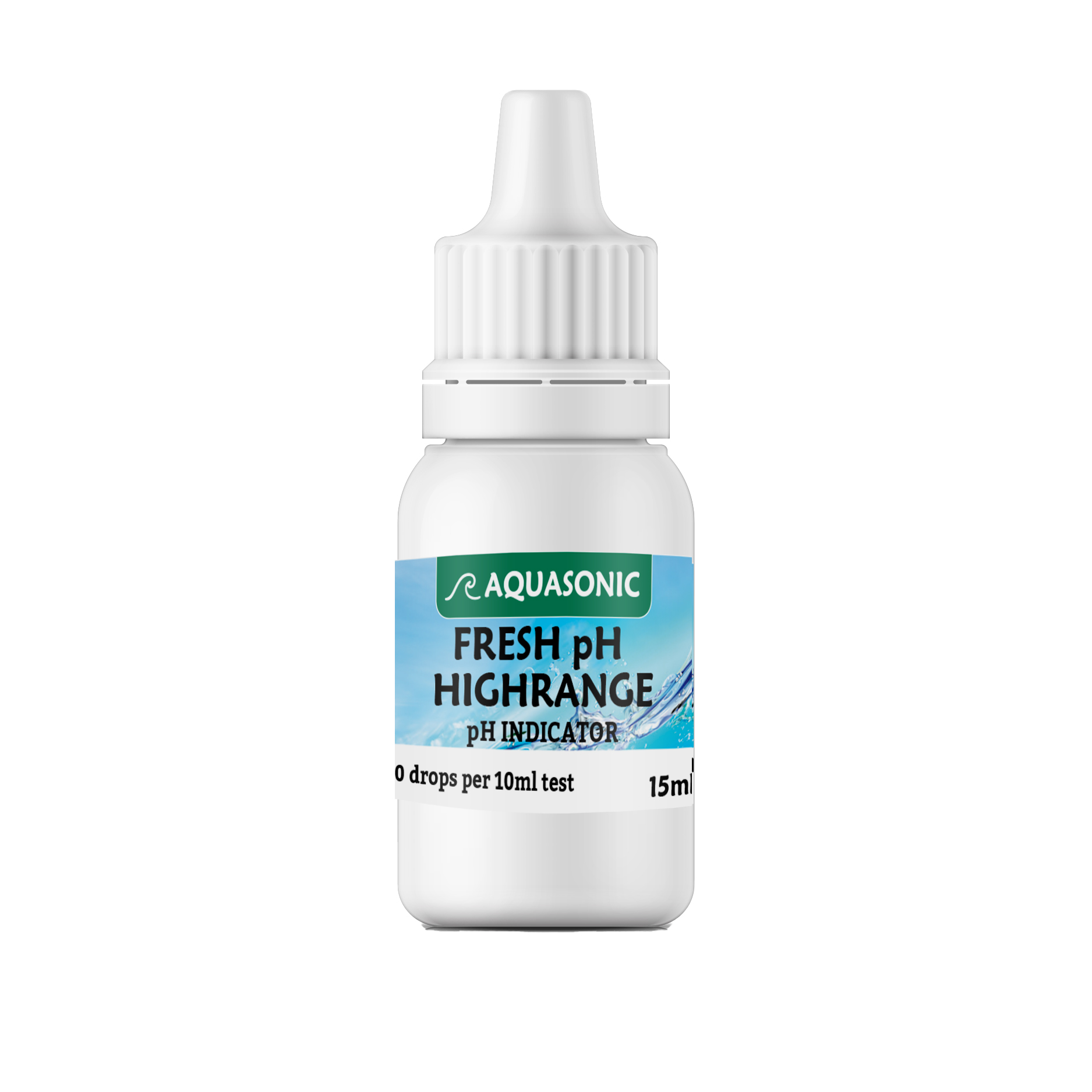 Aquasonic High Range pH Indicator Solution 15ml - NaturesBest